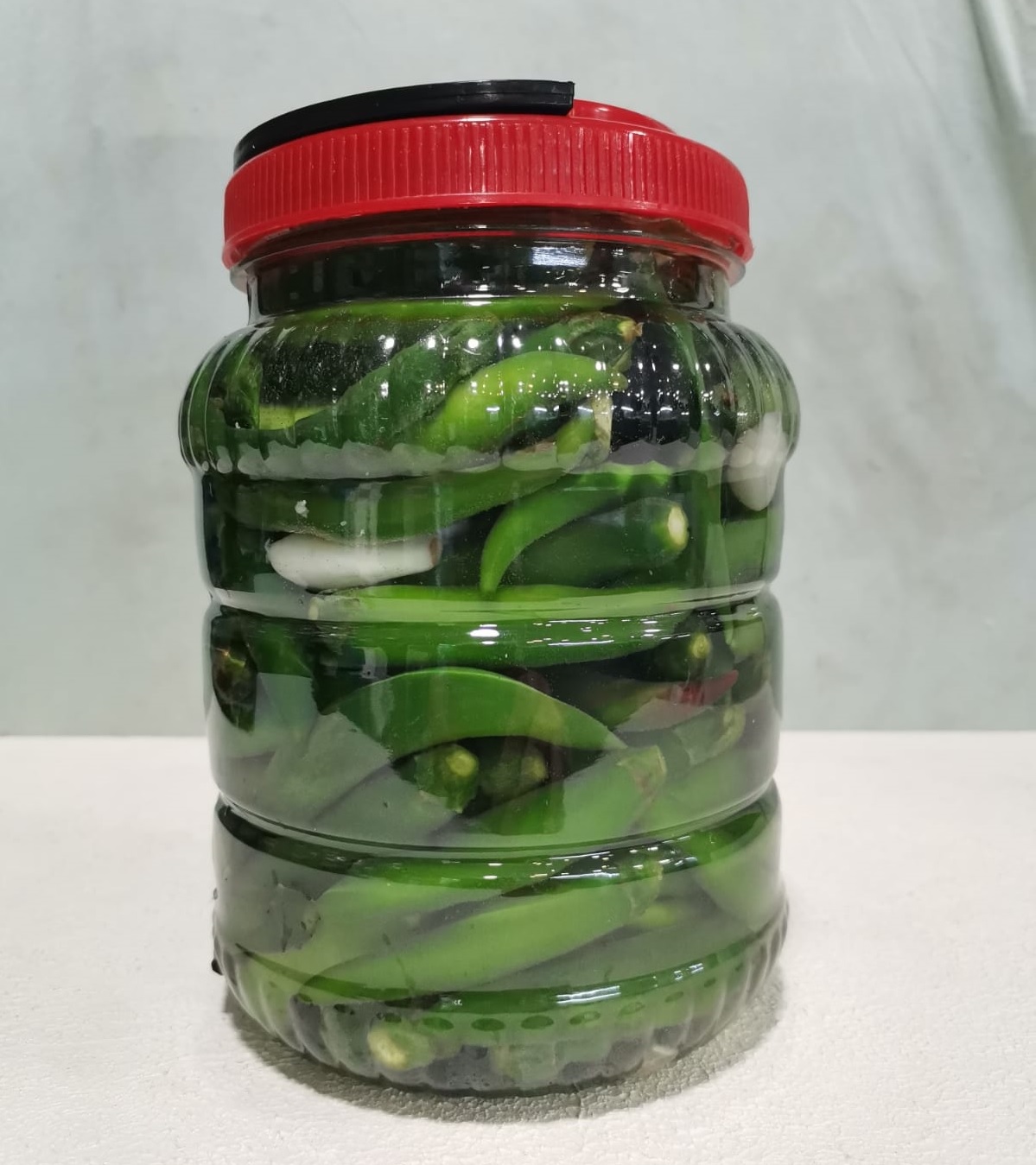 Yeşil Süs Biberi Turşusu Acı (750 GR) - Hatay Doğal
